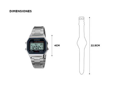 reloj pulsera digital