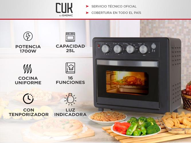 Horno y Freidora De Aire Gadnic 25 Litros | Gadnic