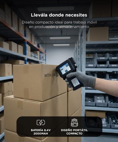 Mini Impresora Inkjet Portatil Gadnic Codificadora Laser Pantalla Color ...