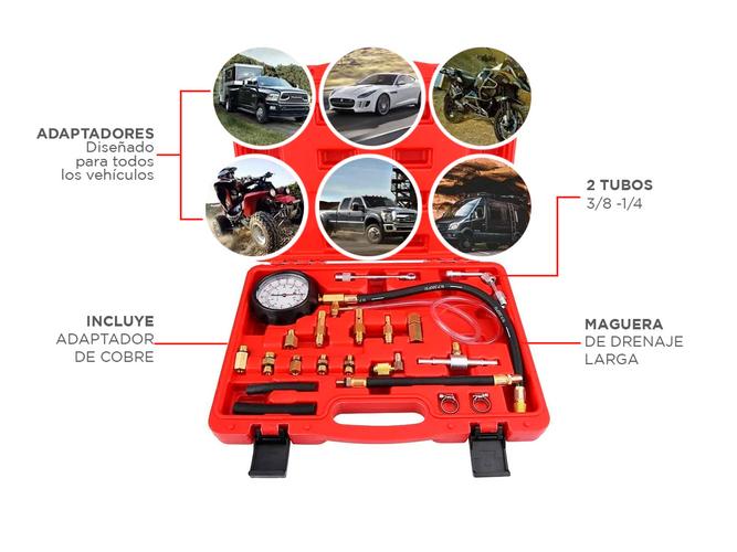 Bomba De Combustible Probador Manómetro Gadnic BCB1 | Gadnic