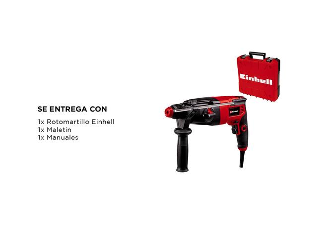 Rotomartillo Taladro Rotopercutor Einhell SDS Plus 2.2J TC-RH 620 4F ...