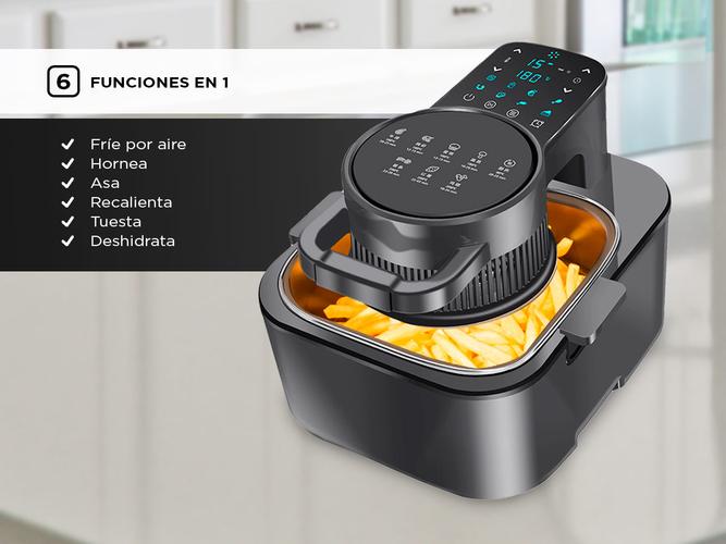 Freidora de Aire Future V7.2 Gadnic Tapa con Visor | Gadnic