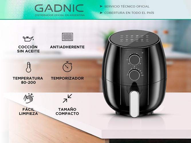Freidora de Aire Gadnic 2.5L 100W Sin Aceite | Gadnic
