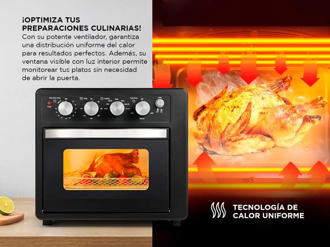 Horno y Freidora De Aire Gadnic 25 Litros | Gadnic