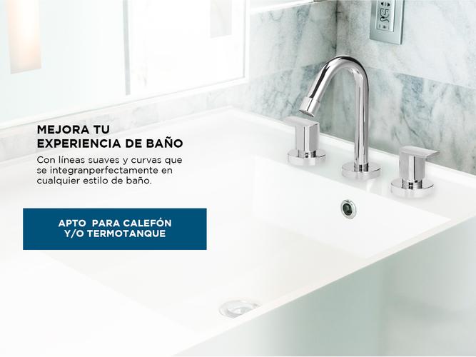 Griferia Hydros Baño Lavatorio Pico Alto Viva Nova Cierre Ceramico ...
