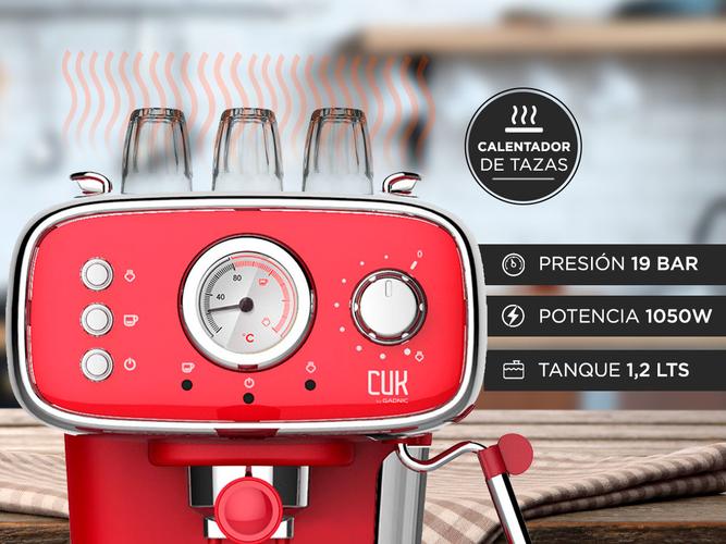 Kit Cafetera Express CME08 + Molinillo De Cafe Profesional | Gadnic