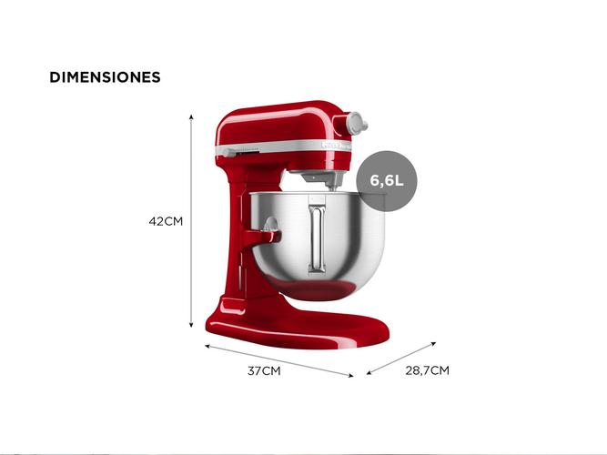Batidora KitchenAid Coyote Con Bowl Elevable De 6.6l KSM70S | Bidcom