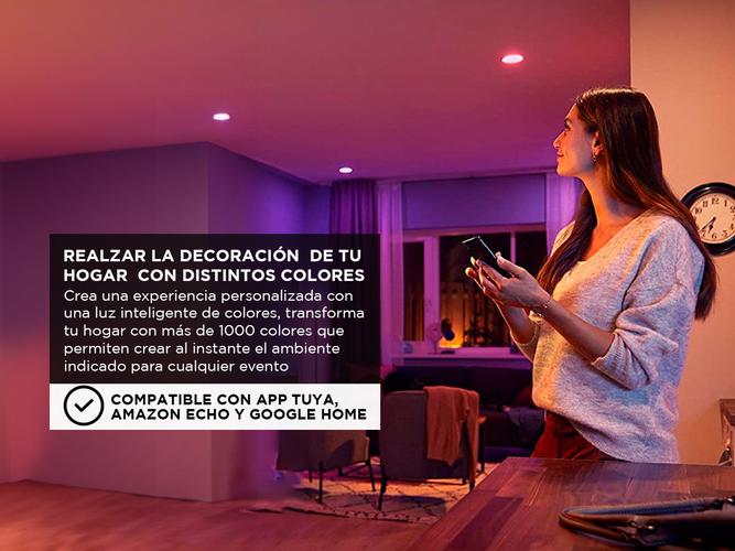 Lampara Led Smart Inteligente RGB X24 9W Wifi | Gadnic