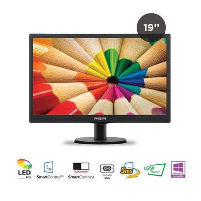 Monitor Philips 19" LED 193V5LHSB2/77 | Bidcom