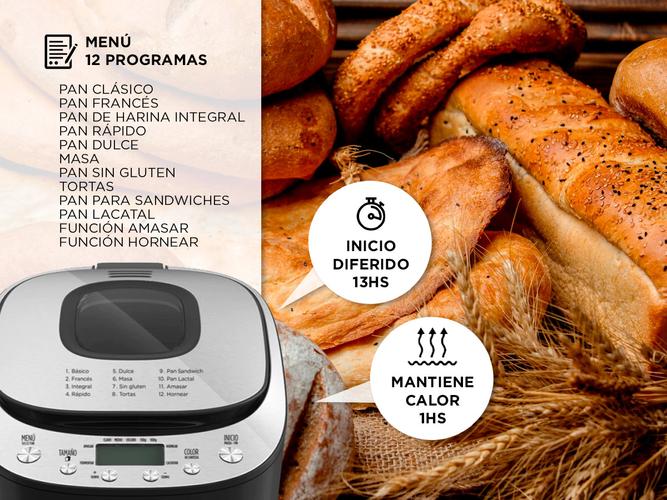 Fábrica de Pan Smart Tek Bread Master | Bidcom
