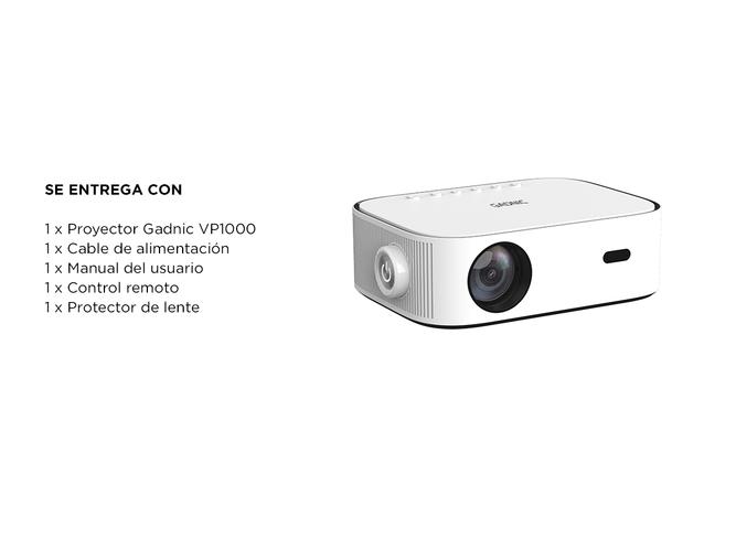 Proyector Led Gadnic 9500 Lumens | Gadnic