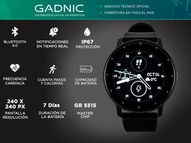 Smartwatch Gadnic Reloj Inteligente IOS Android | Gadnic