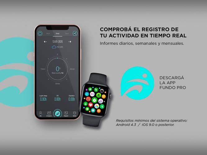 Reloj Inteligente R194 Gadnic Smart Watch Negro | Gadnic