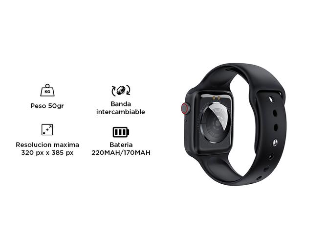 Reloj Inteligente R194 Gadnic Smart Watch Negro | Gadnic