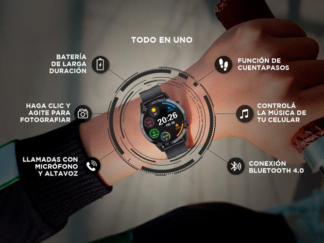 Reloj Inteligente Gadnic SWTCH-205 Smartwatch Deportivo y Urbano | Gadnic