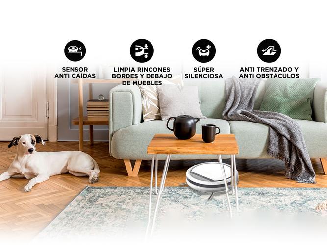 Aspiradora Robot V3s Pro ILIFE 4 Modos Con Control Remoto y Centro de ...