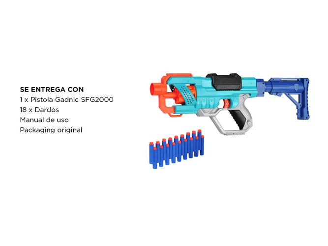 Pistola Gadnic SFG2000 18 dardos tambor giratorio | Bidcom