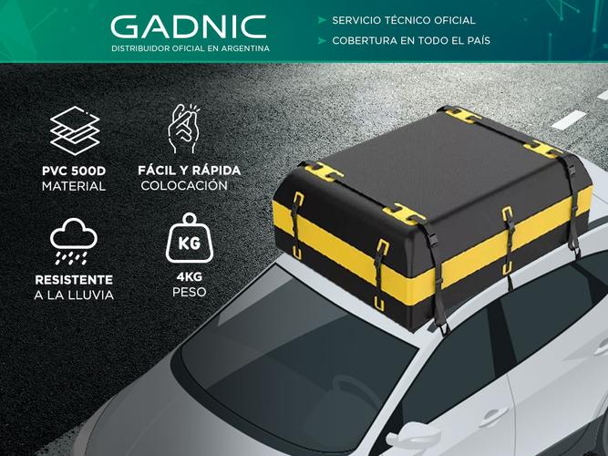 Bolso Porta Equipaje Auto Gadnic Impermeable | Gadnic