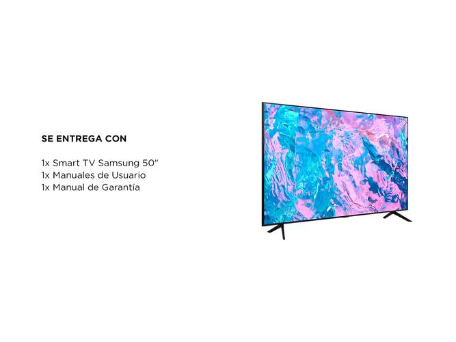 Smart TV Samsung 50" Crystal 4K UHD 50CU7000GCZB | Bidcom