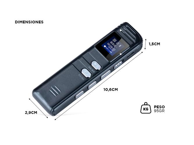 Grabador De Voz Digital Gadnic Para Periodistas Estudiantes Podcast ...